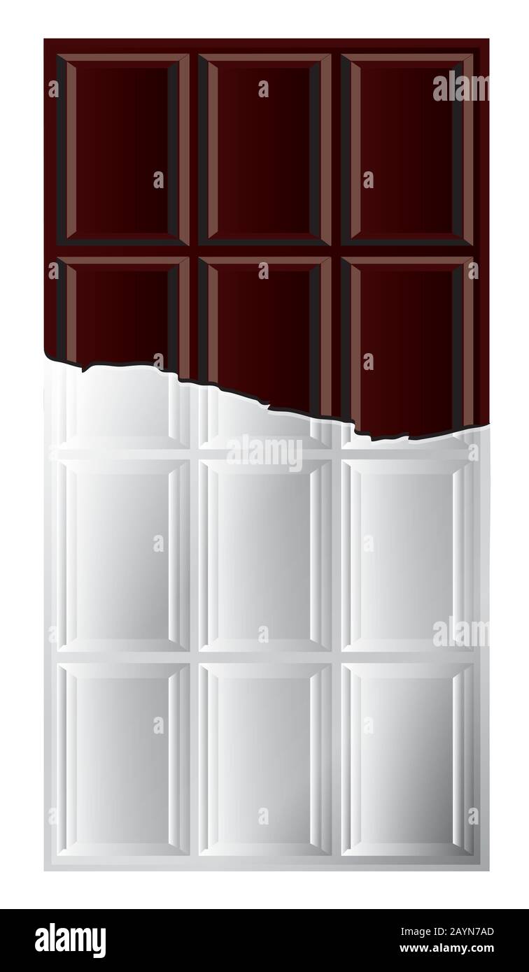 chocolate bar illustration Stock Vector Image & Art - Alamy