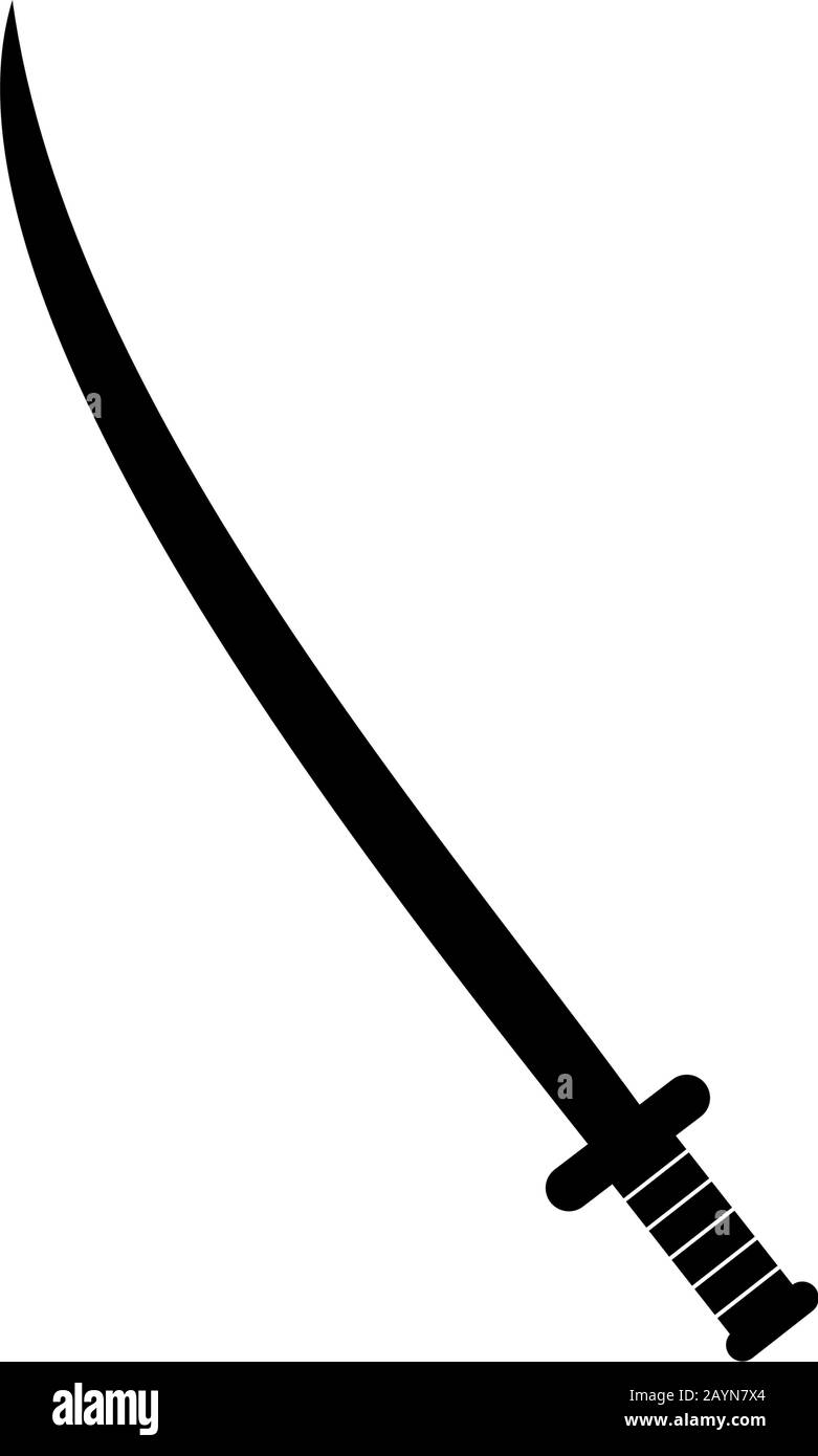 Sword isolated on white background. Military sword ancient weapon ...