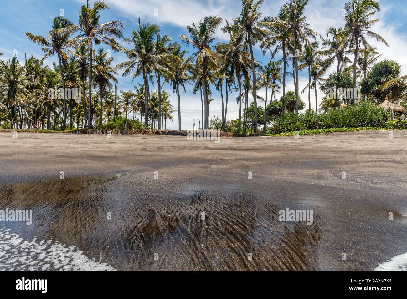 View of Pantai Babadan (Babadan beach), Canggu, Bali, Indonesia ...