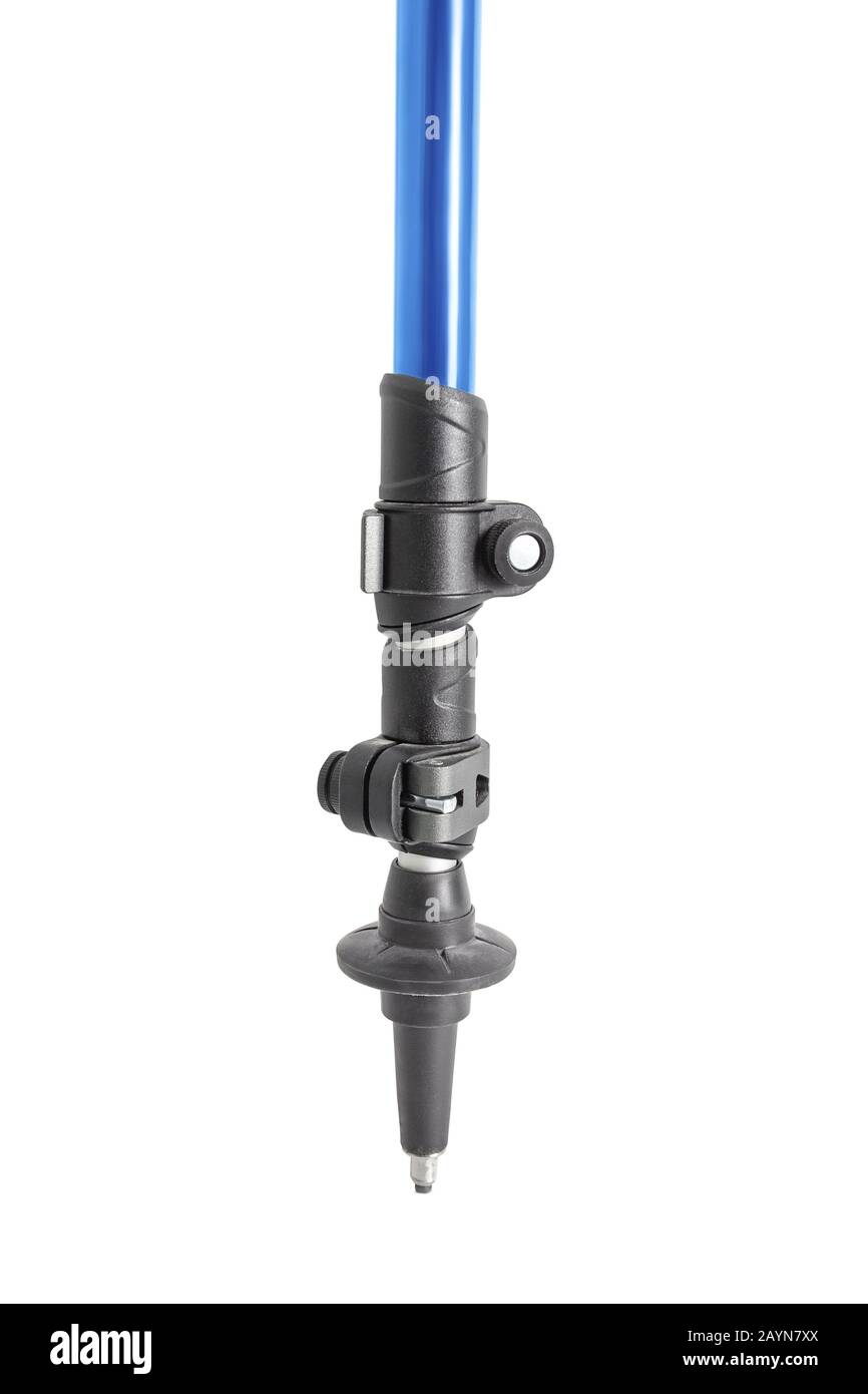 tip of a trekking or ski poles isolated over white background Stock ...