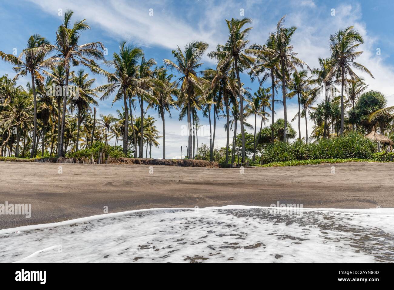 View of Pantai Babadan (Babadan beach), Canggu, Bali, Indonesia ...