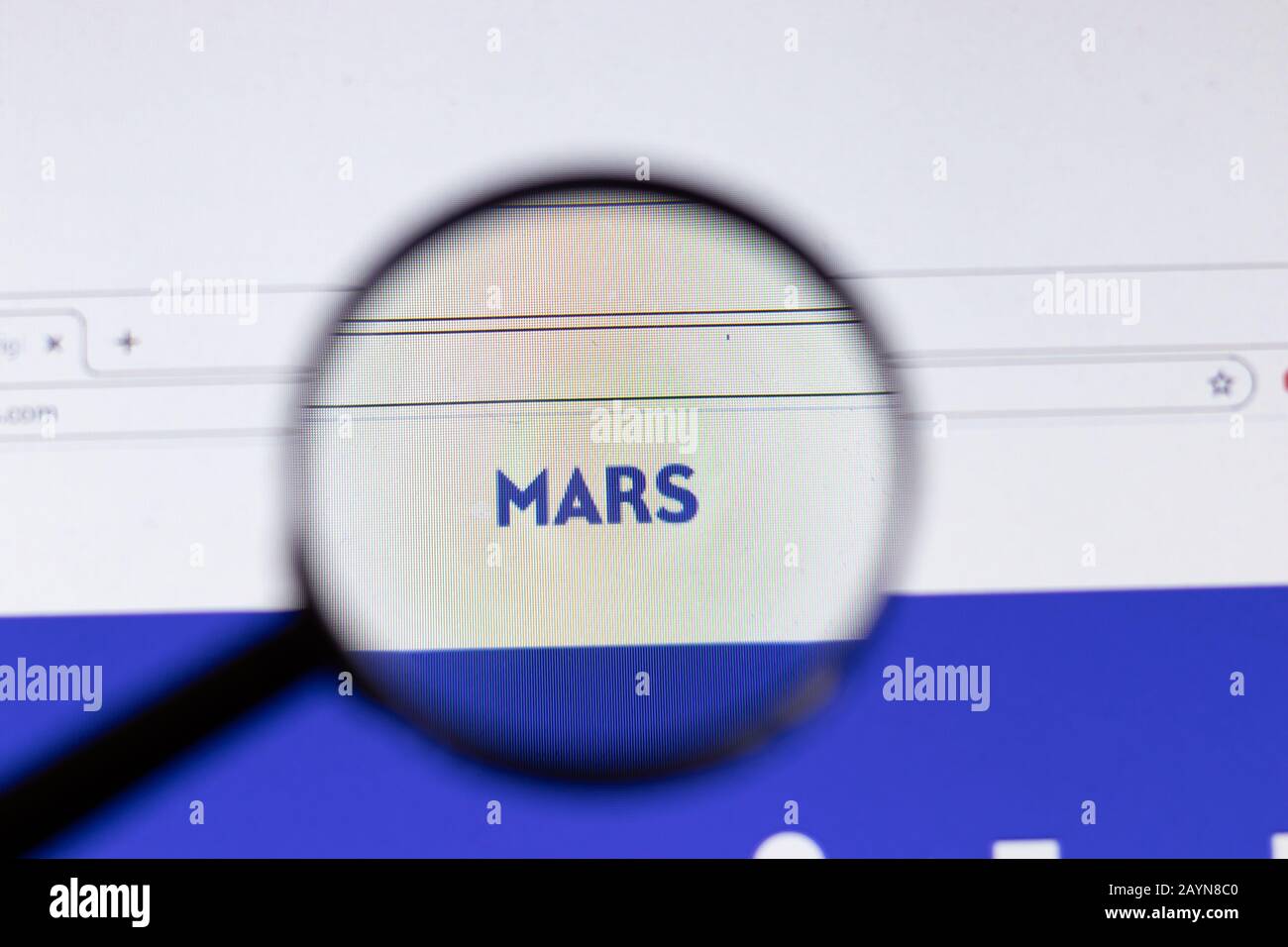 Saint-Petersburg, Russia - 18 February 2020: Masterfoods MARS company ...