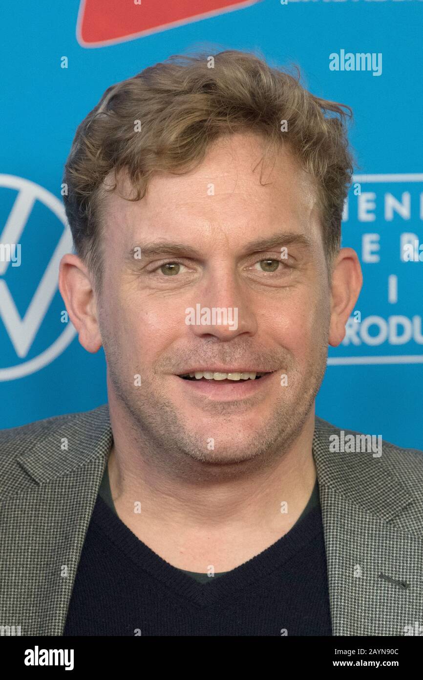 Berlin, Germany. 16th Feb, 2020. The actor Sebastian Bezzel comes to ...