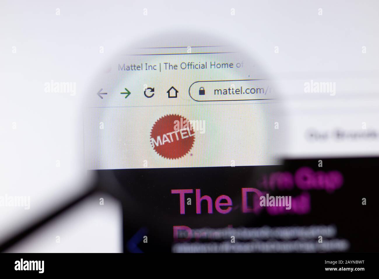 Mattel logo hi-res stock photography and images - Alamy