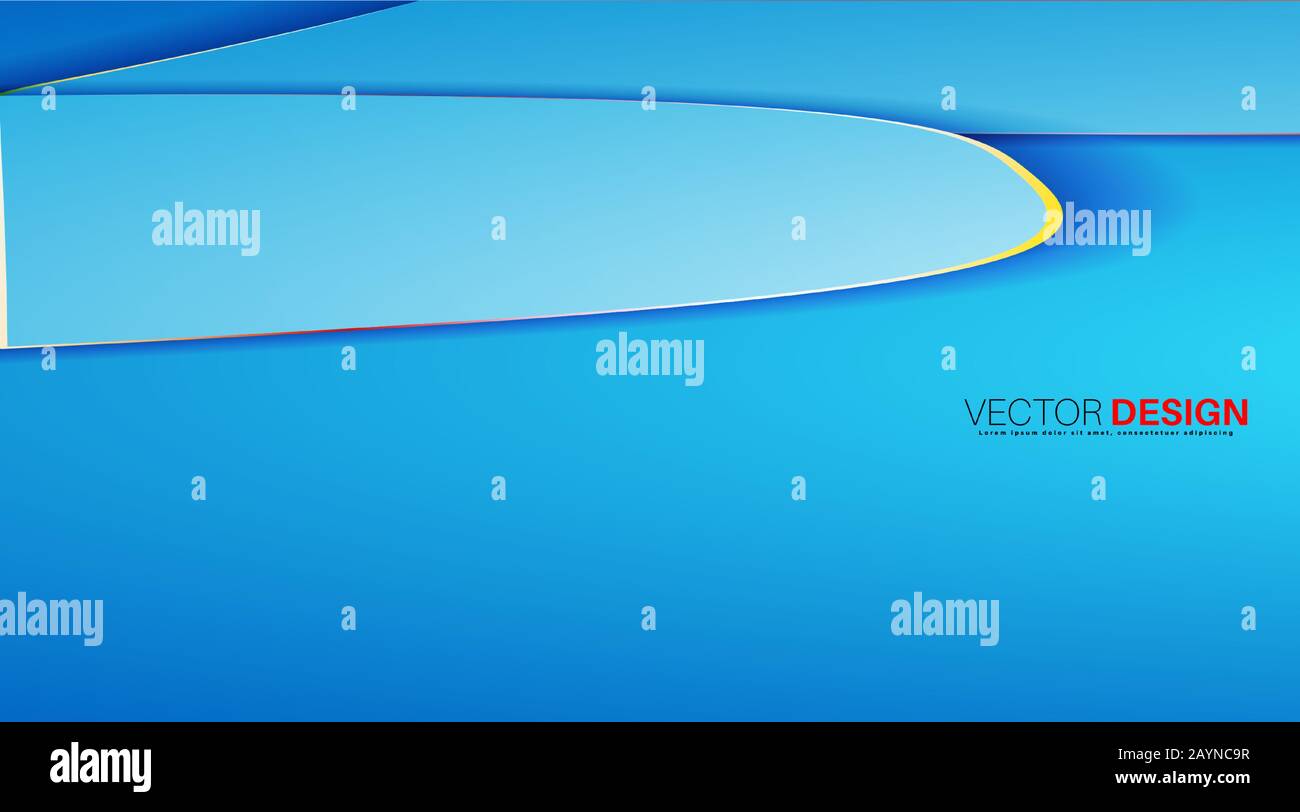 Vector design background. Creative abstract wave concept layout ...