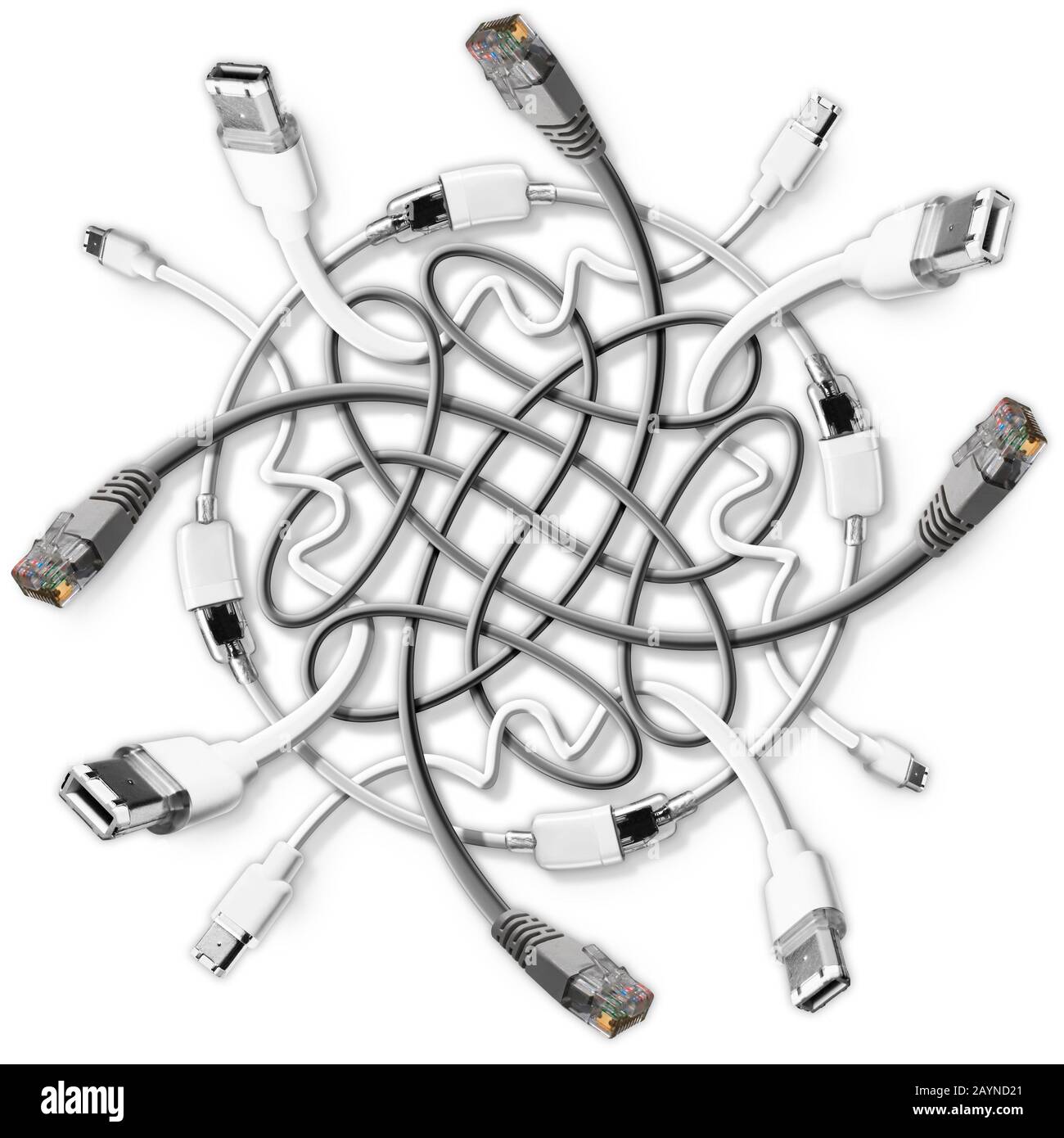 Ethernet cable computer globe hi-res stock photography and images - Alamy