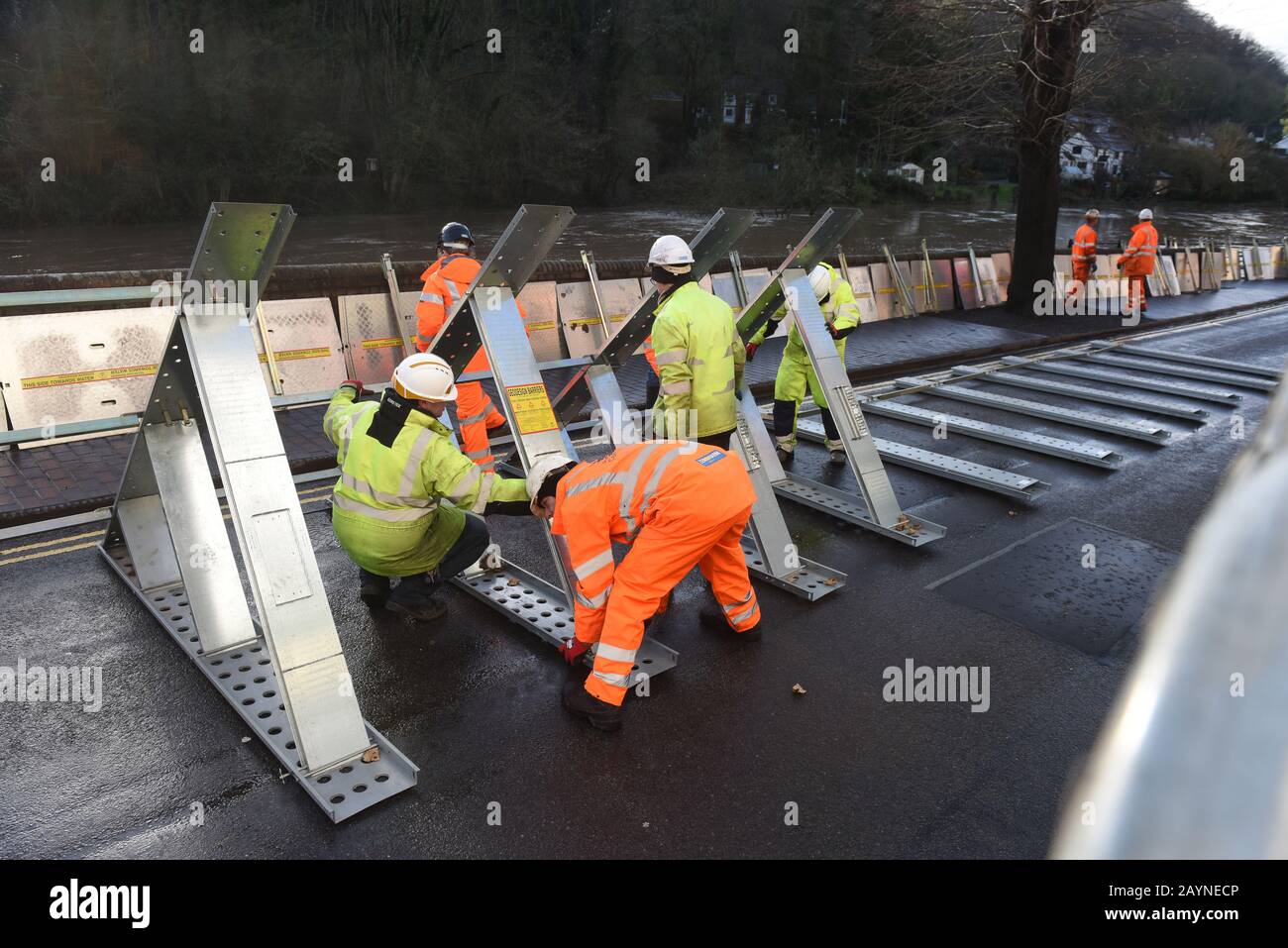 Ironbridge flood barrier hi-res stock photography and images - Alamy