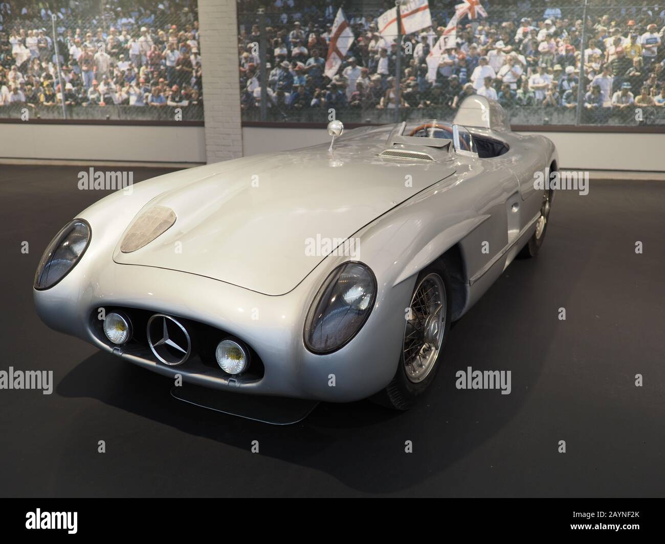 Mercedes-Benz Biplace Course 300 SLR, produced in 1955 in european ...
