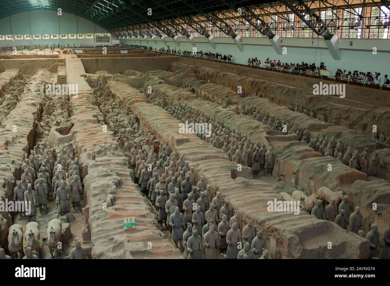 Overview of the Terracotta Army in the Terracotta Warriors and Horses ...