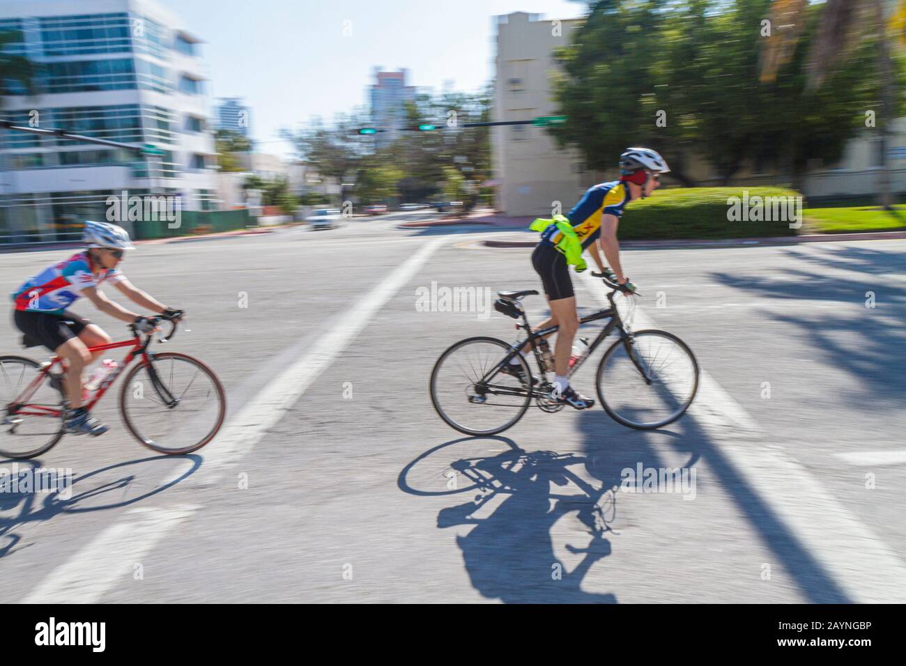 Miami Beach Florida,5th Fifth Street,bikers,cyclists,bicycle,bicycling ...