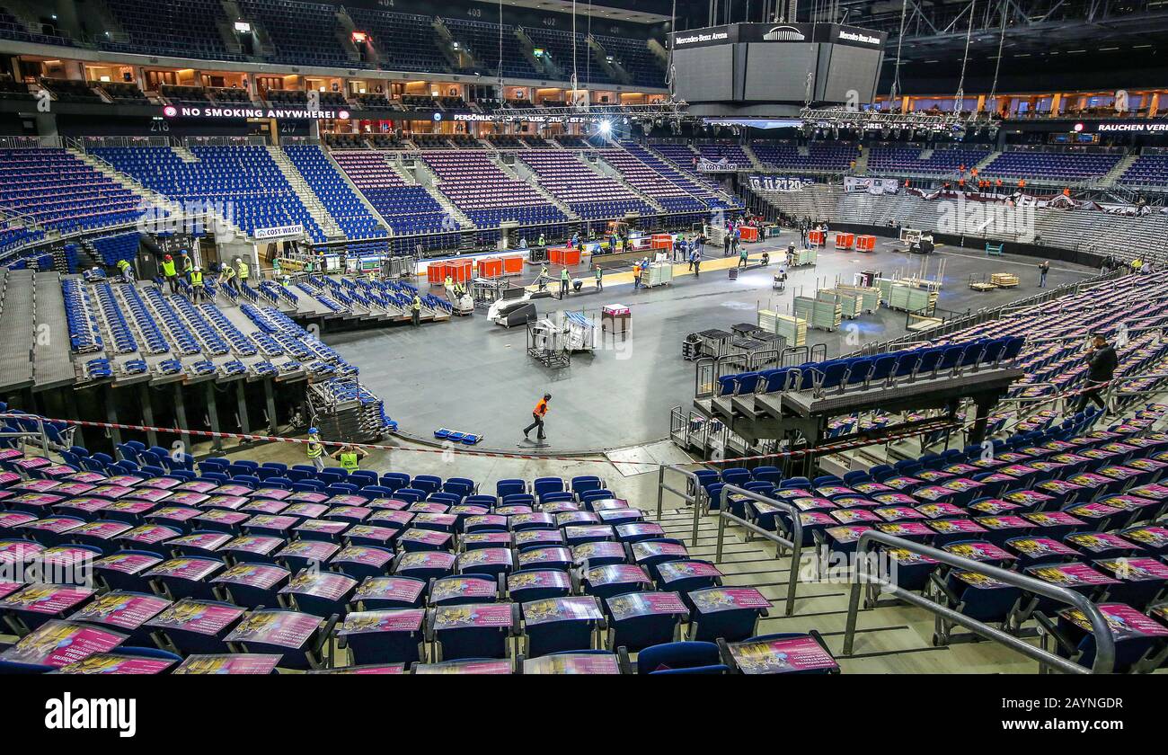 Berlin, Germany. 16th Feb, 2020. On the first day of the double game ...