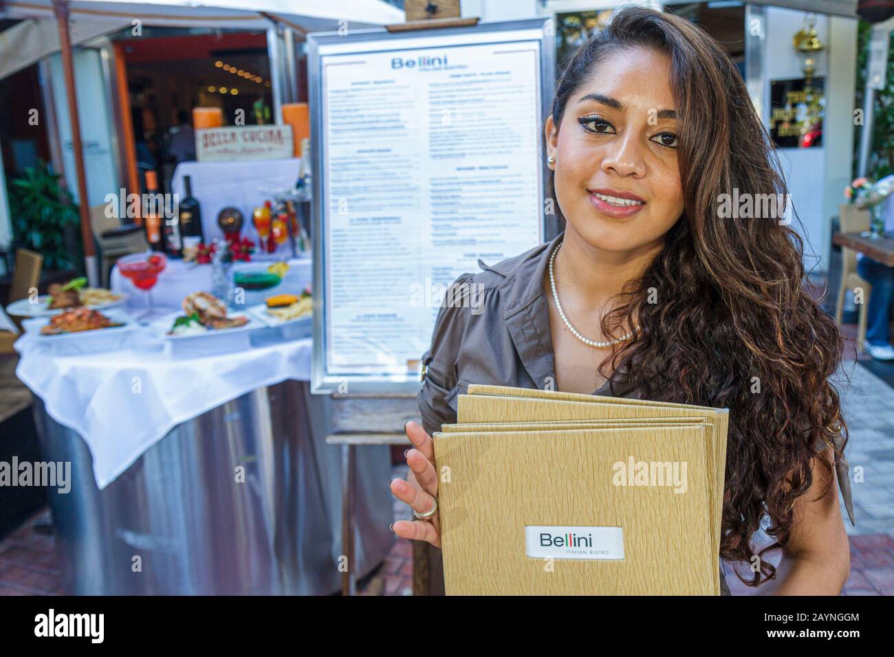 Miami Beach Florida,Ocean Drive,Bellini Italian Bistro,restaurant ...