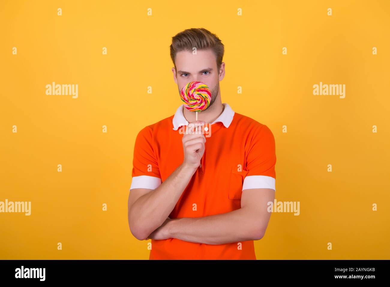 Happy eating sweets. Symbol of happiness. Sweet boy. Taste of childhood ...