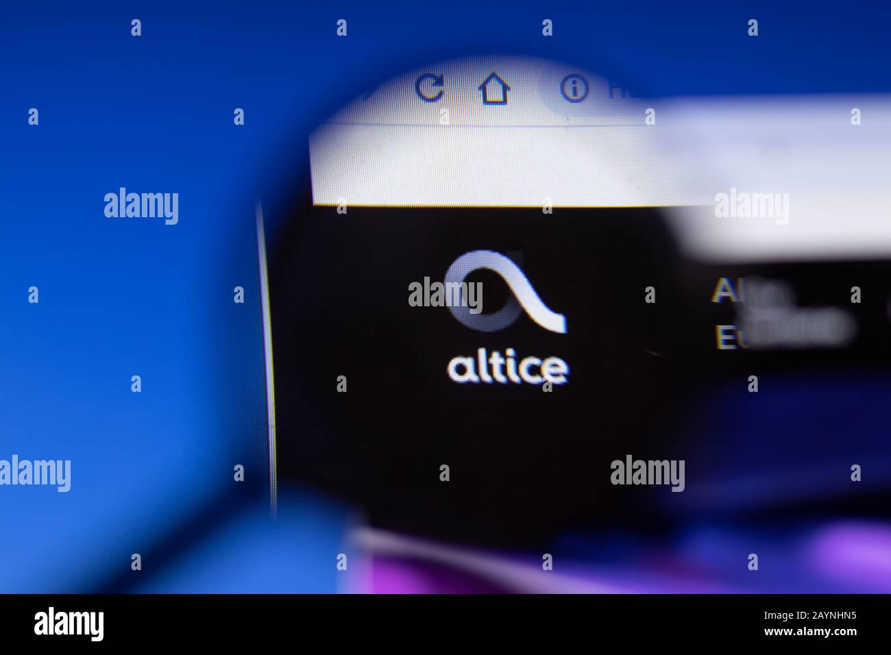 Altice logo hi-res stock photography and images - Alamy