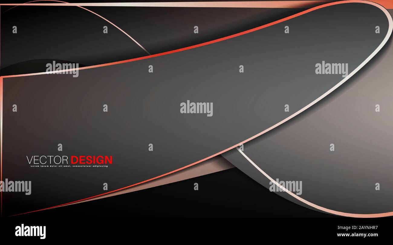 Vector design background. Creative abstract wave concept layout ...