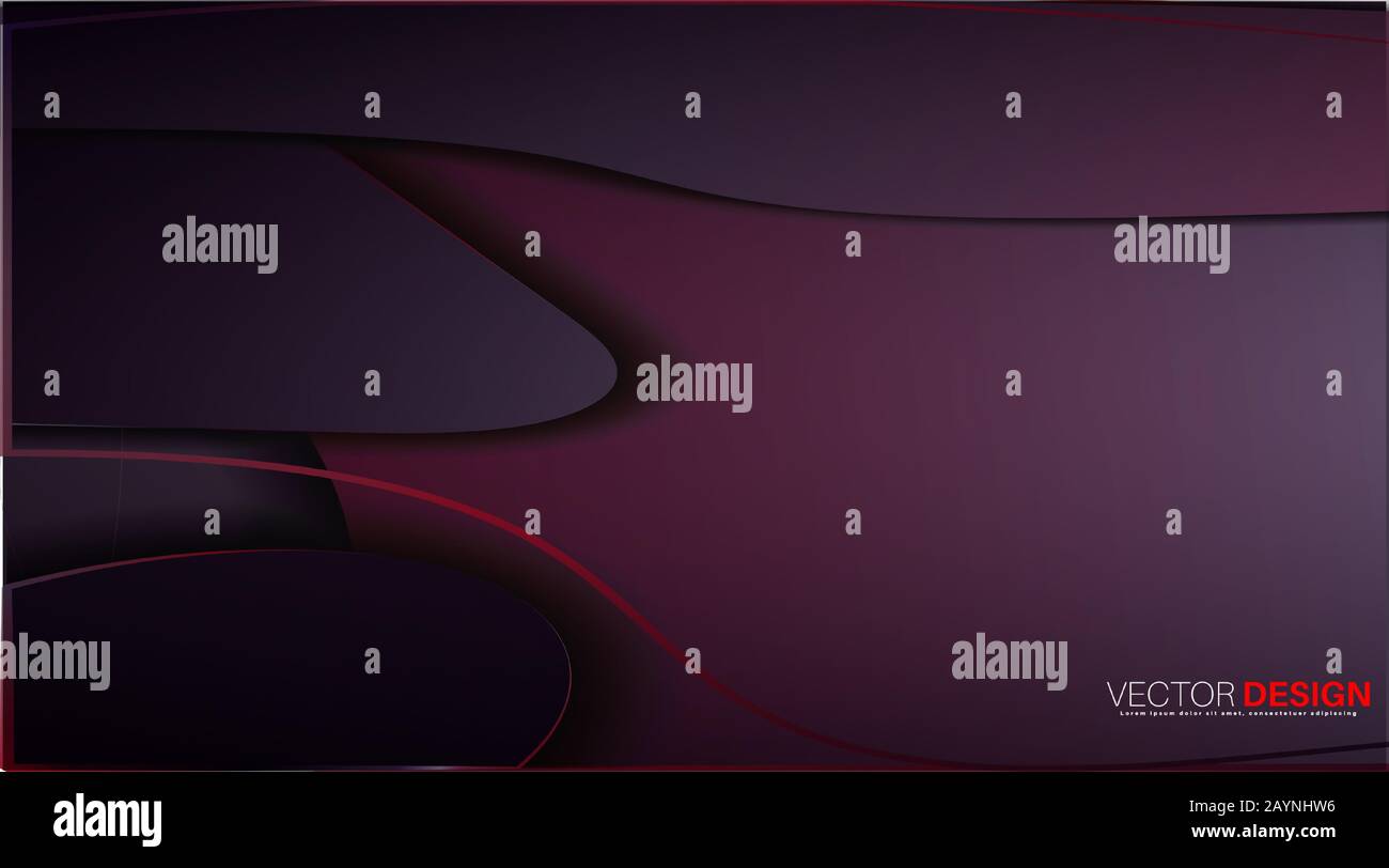 Vector design background. Creative abstract wave concept layout ...