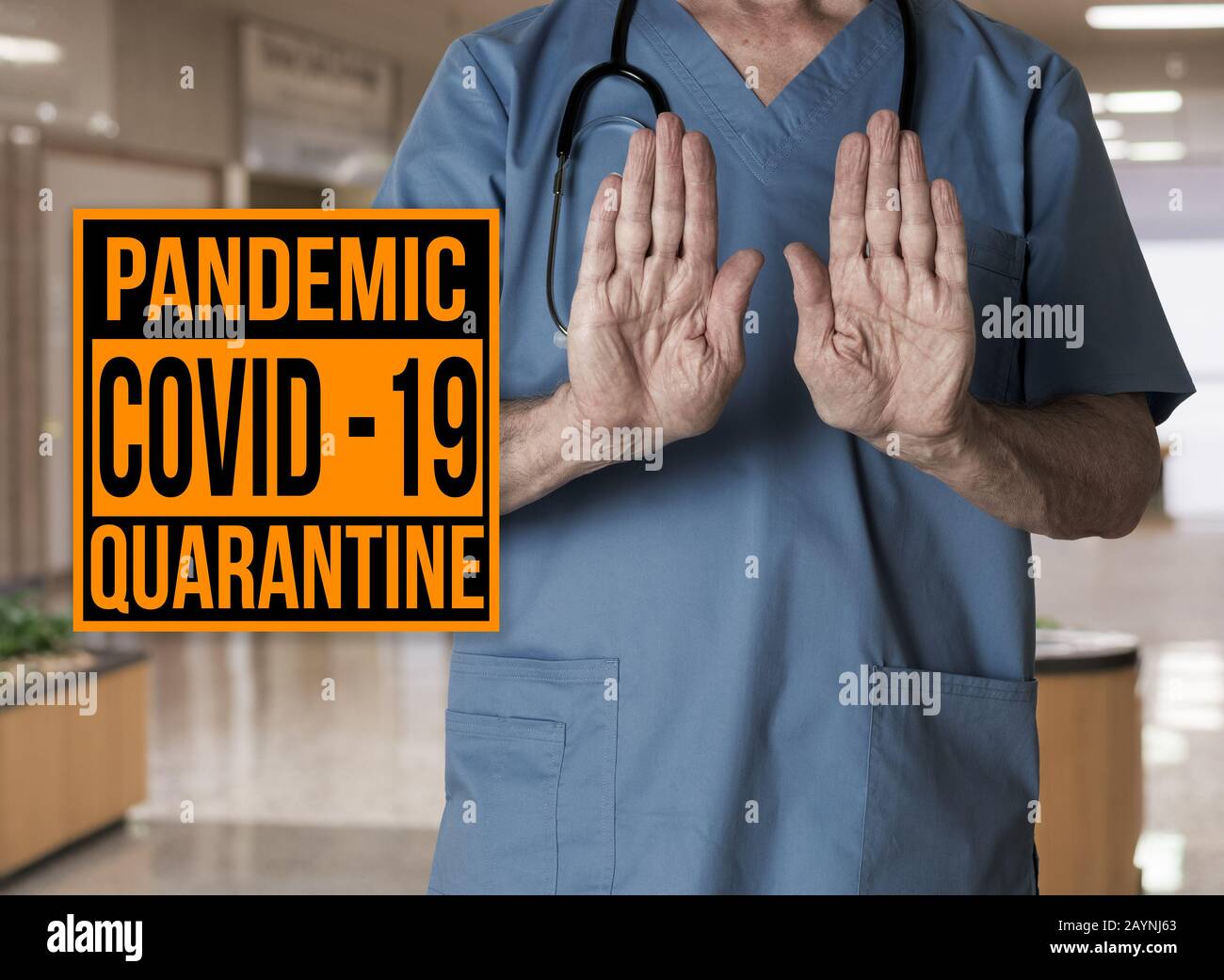 Stethoscope and warning sign hi-res stock photography and images - Alamy