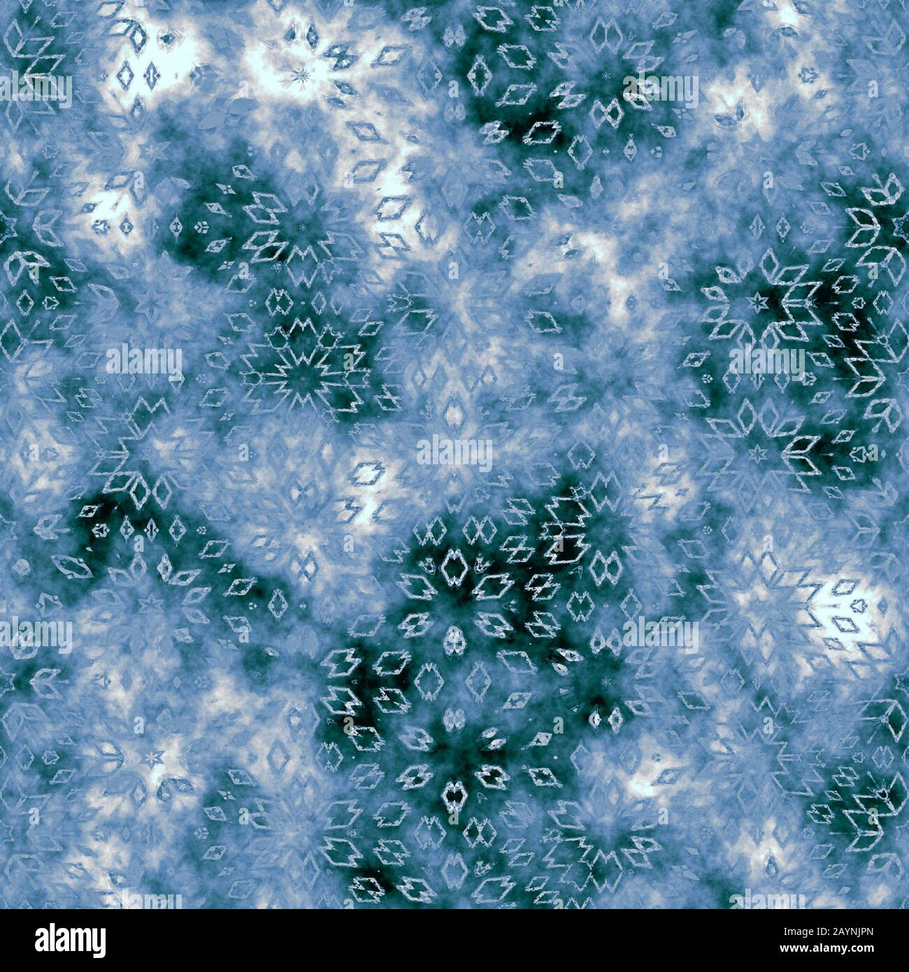 Bleached tie dye stain noisy grungy cloudy pattern Stock Photo - Alamy