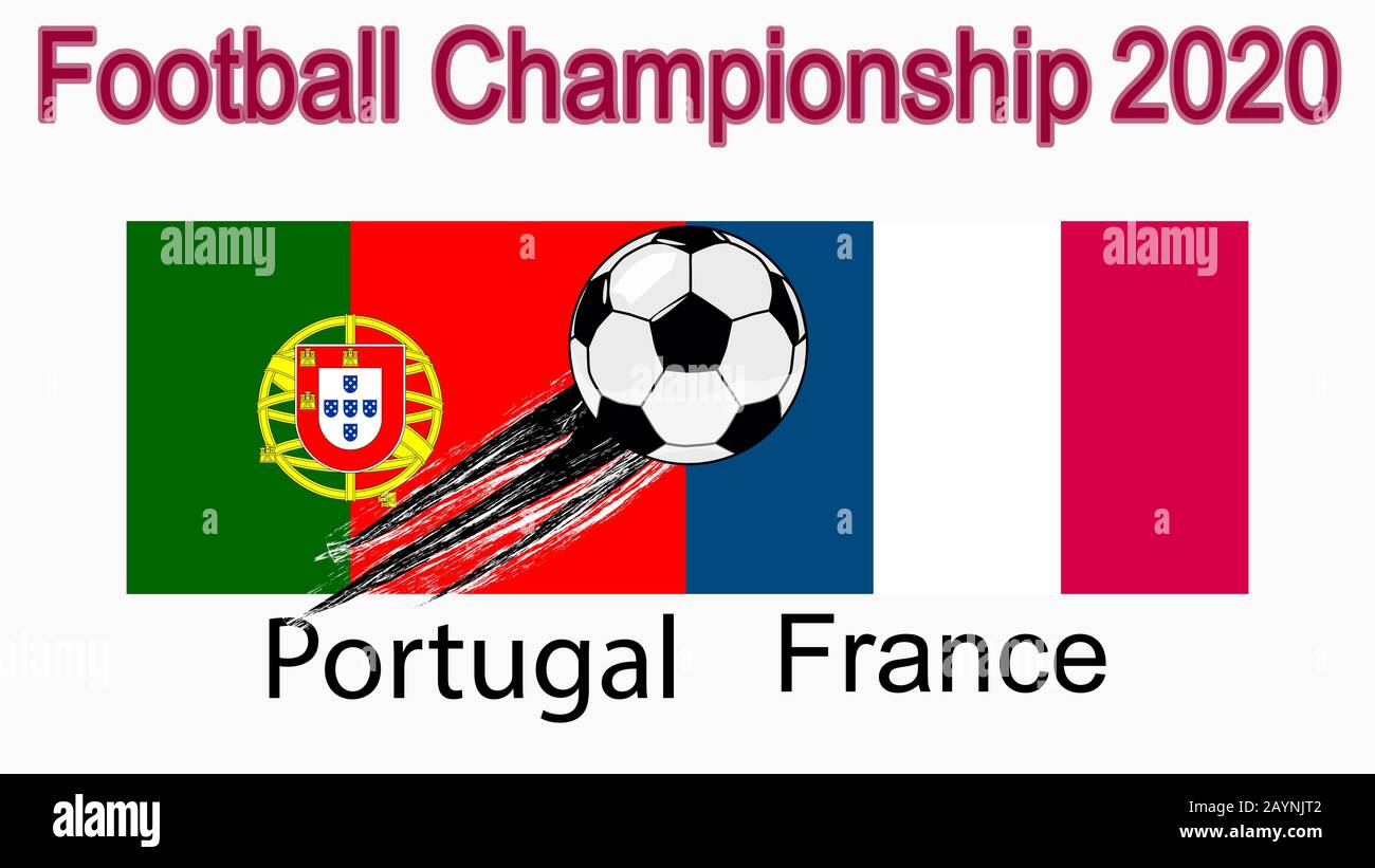 2020 European Football Championship, banner, web design, match between ...