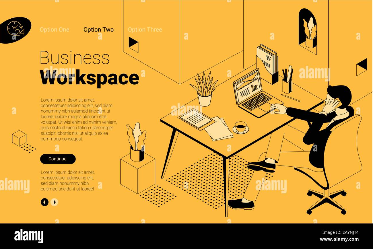 Workplace analysis Stock Vector Images - Alamy