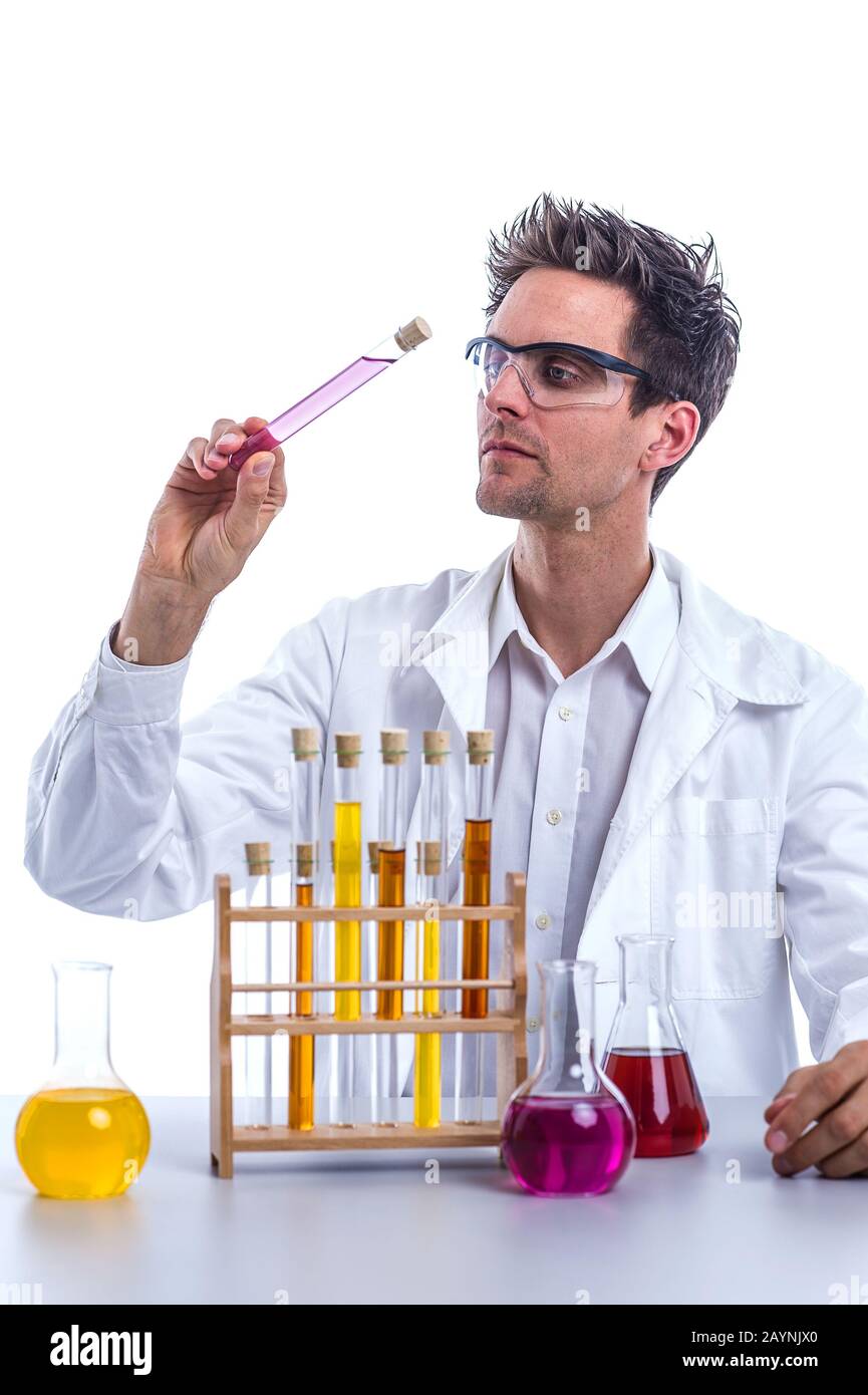 Chemiker im Labor Stock Photo - Alamy