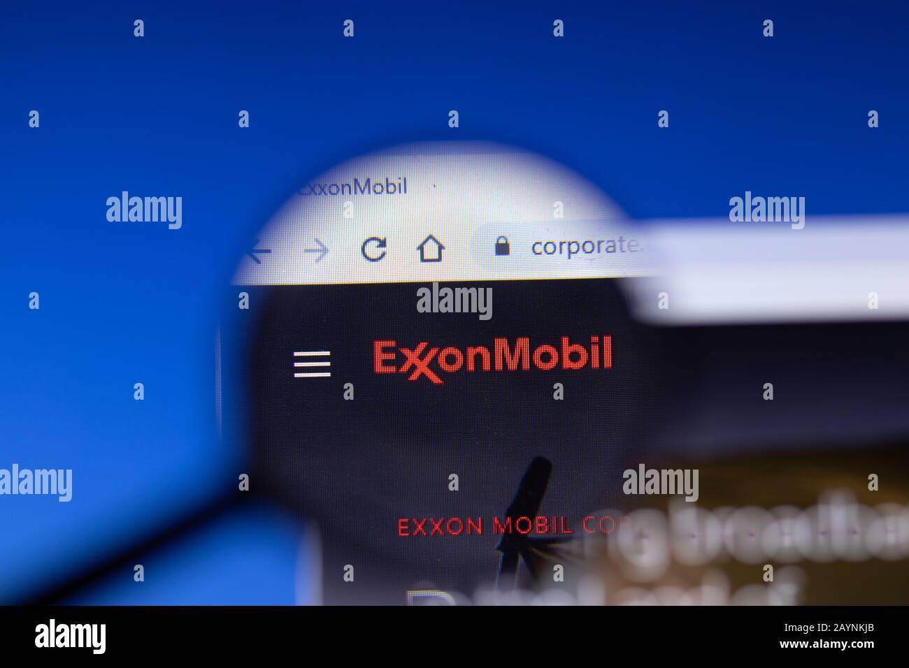 Logo exxonmobil hi-res stock photography and images - Alamy