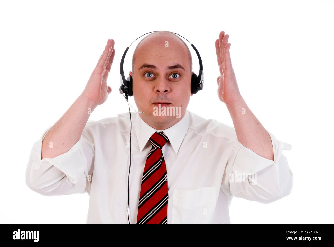 Mann mit headset hi-res stock photography and images - Alamy