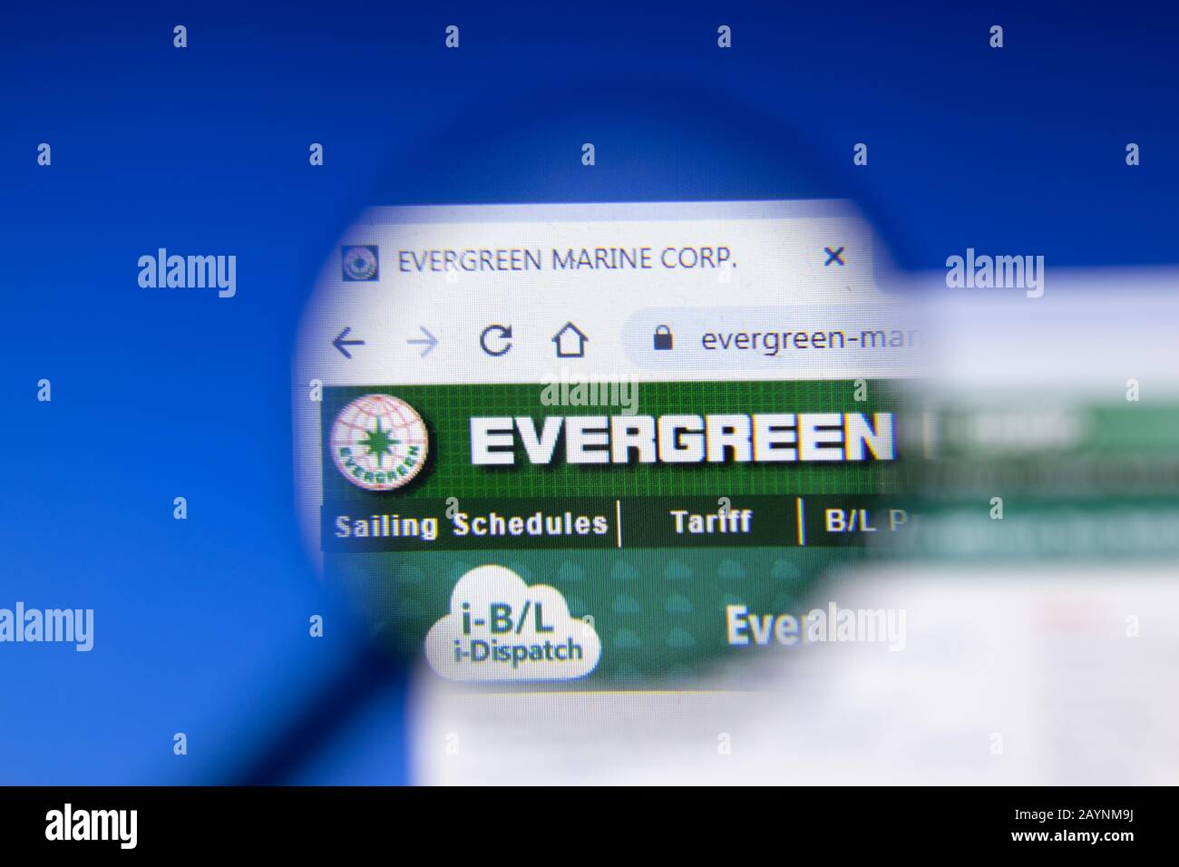 Evergreen logo hi-res stock photography and images - Alamy