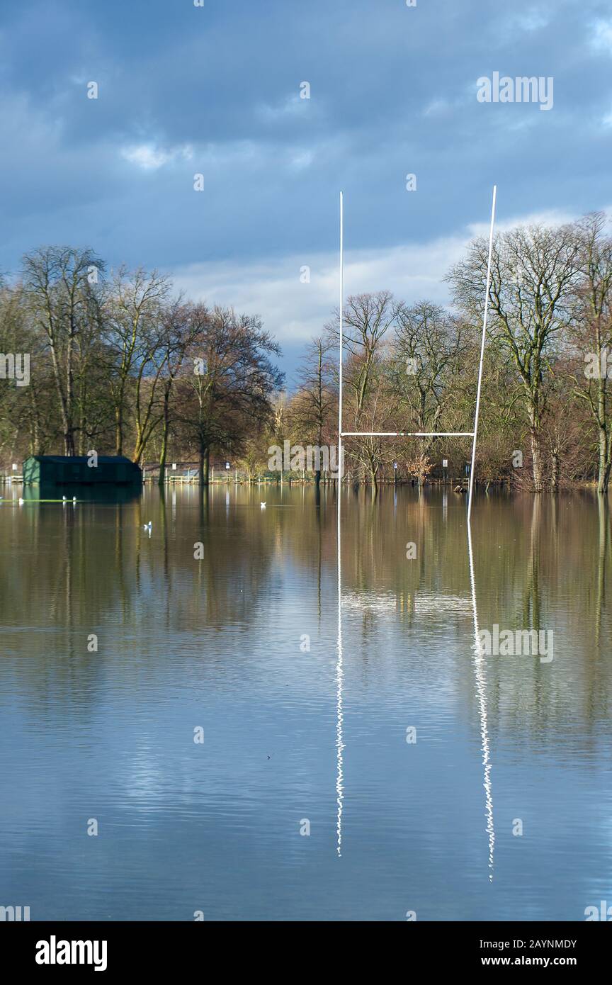 Floods, Home Park, Windsor, Berkshire, UK. 10th February, 2014. The ...