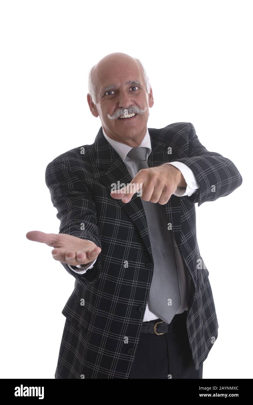 Rentner mit leeren Händen Stock Photo - Alamy