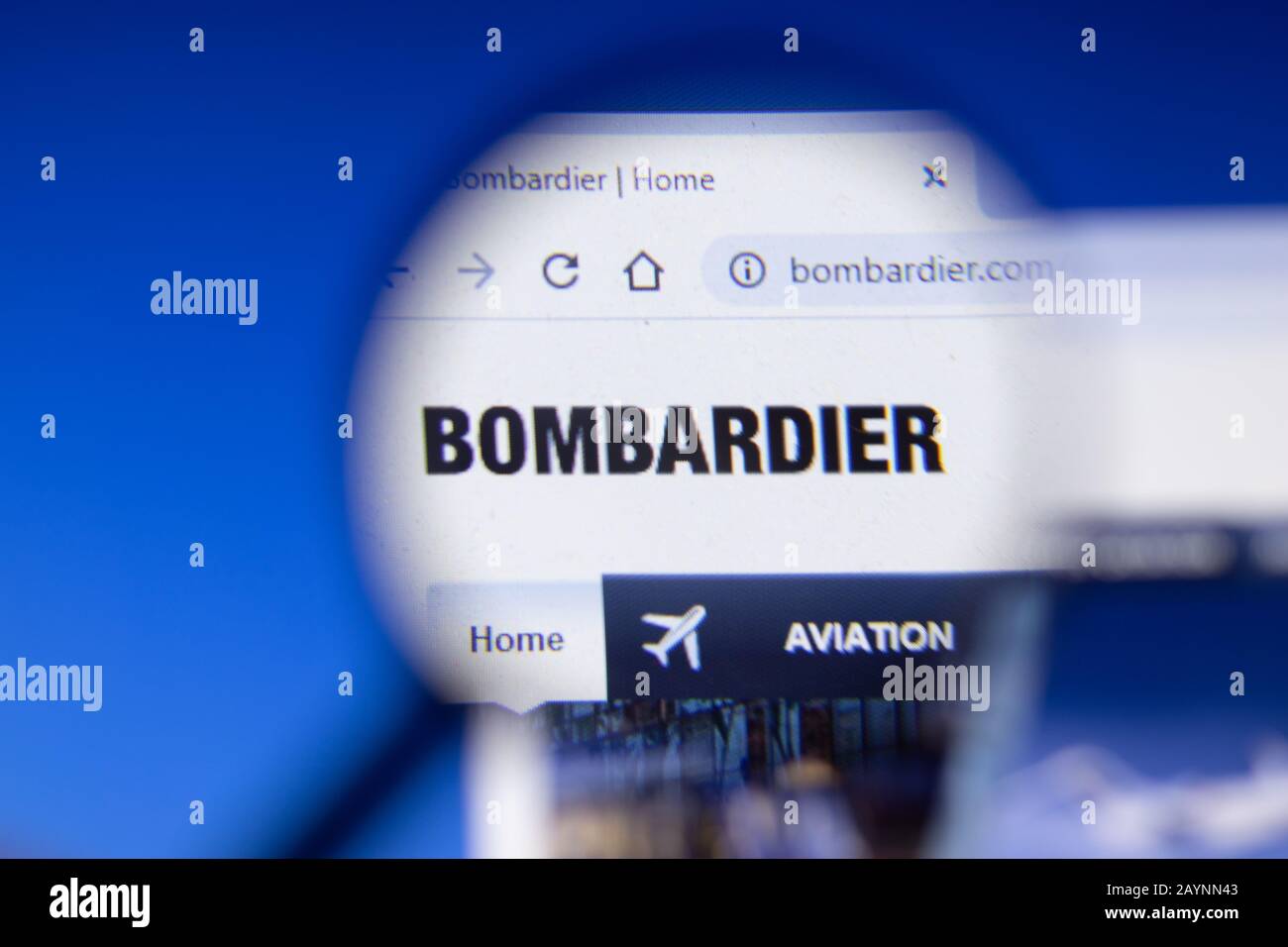 Bombardier logo hi-res stock photography and images - Alamy