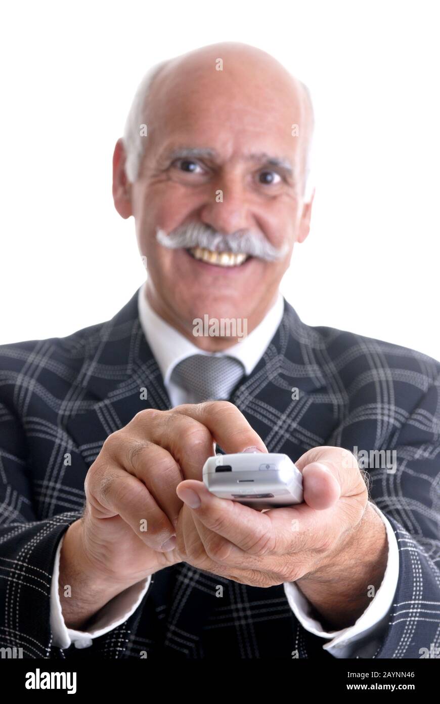 Mann mit handy hi-res stock photography and images - Alamy