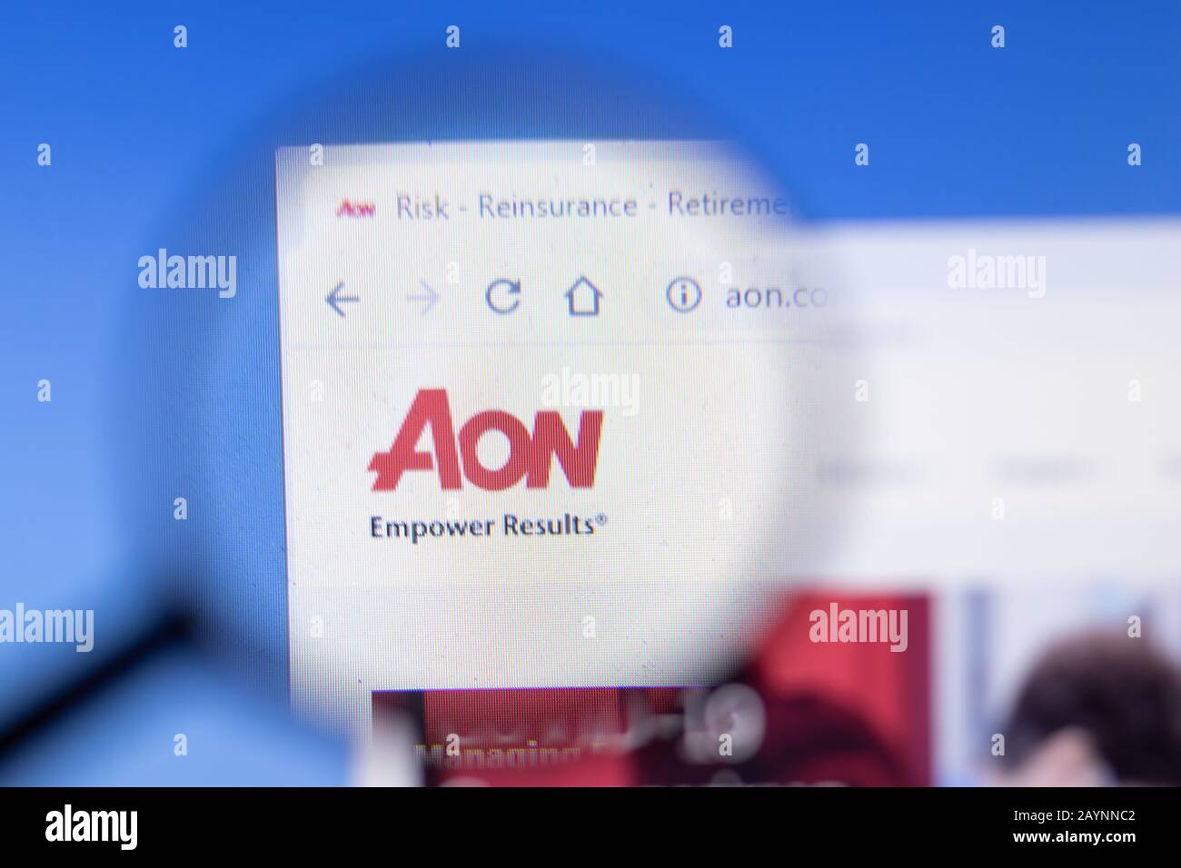Aon technology company logo hi-res stock photography and images - Alamy