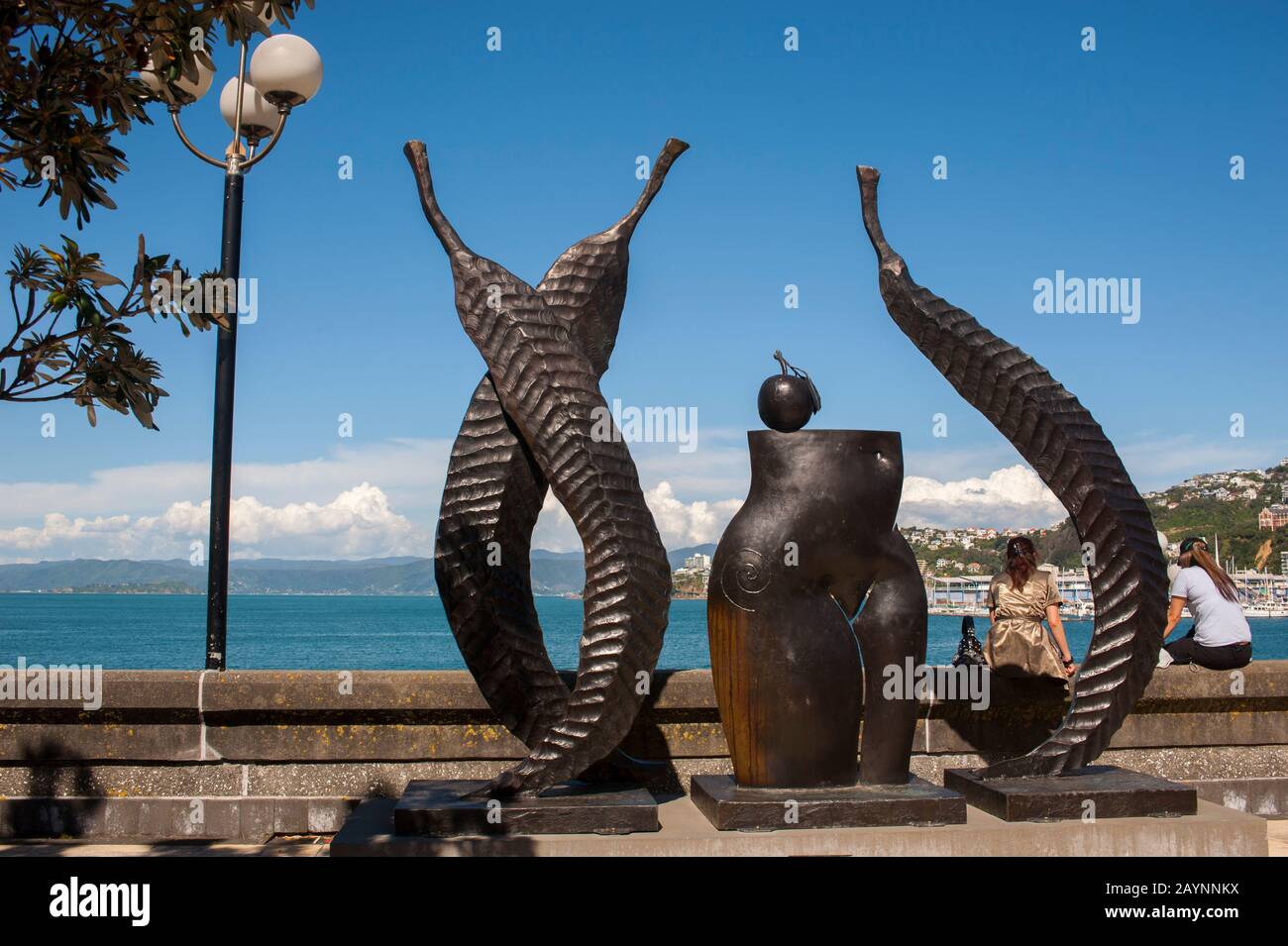 The Fruits of the Garden bronze sculpture by Paul Dibble sits at the ...