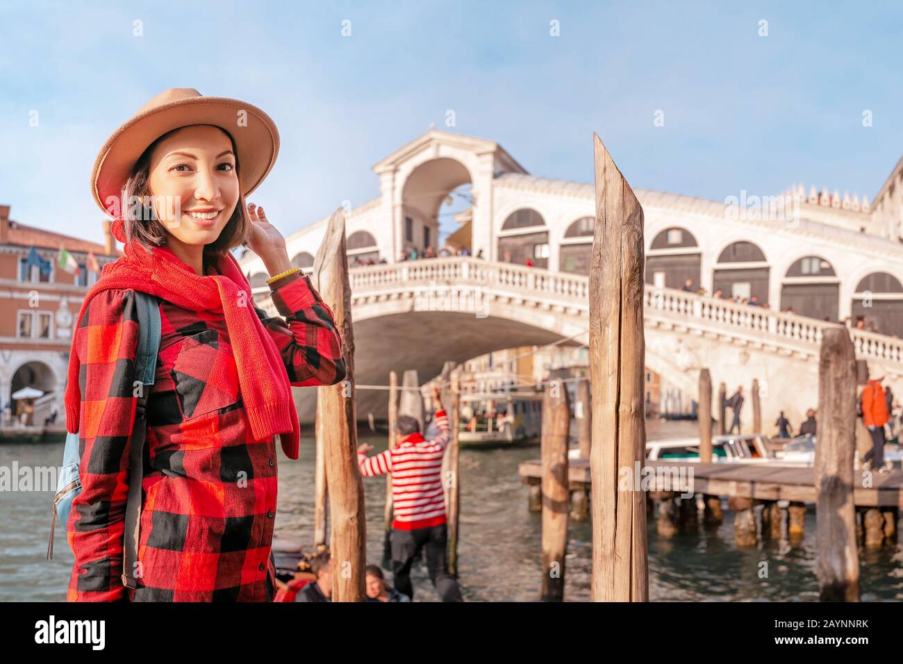 Happy gondolier hi-res stock photography and images - Alamy