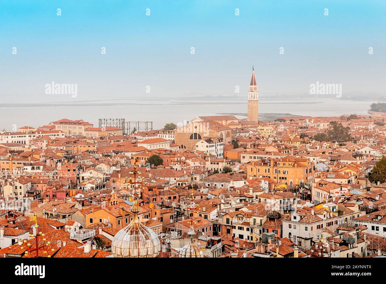 Venice canal grand aerial top view hi-res stock photography and images ...