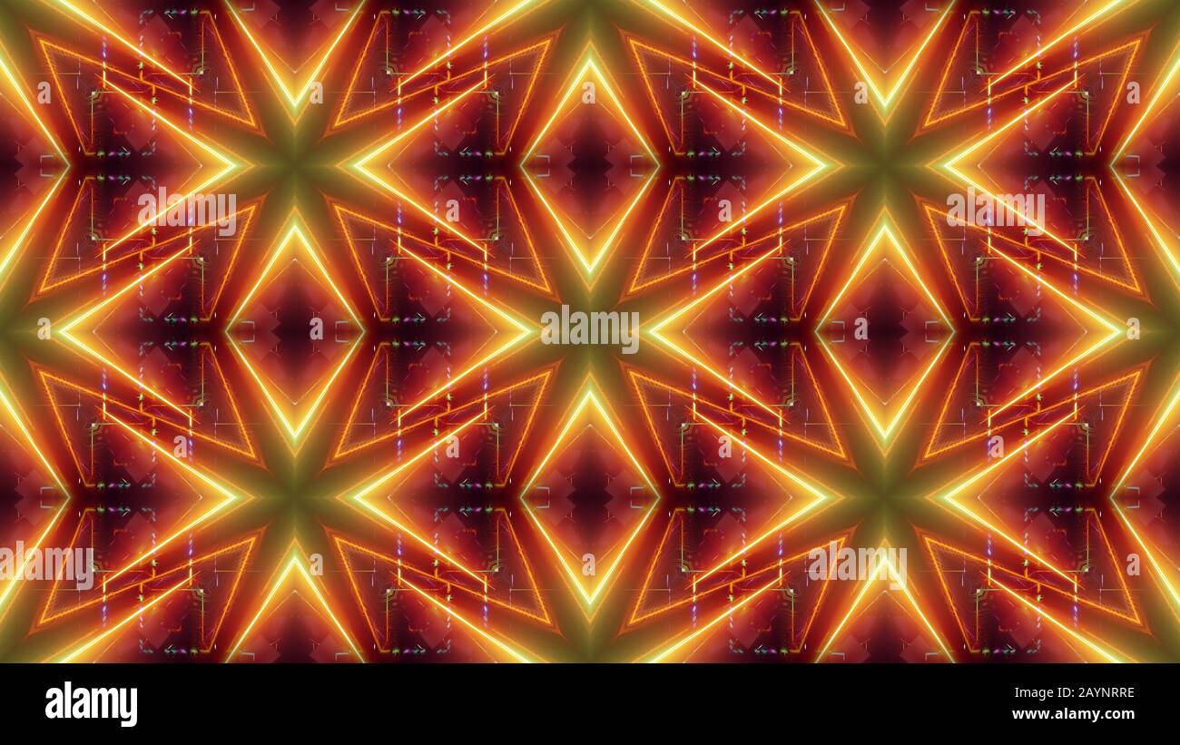 seamless abstract futuristic pattern 3d rendering illustration Stock ...