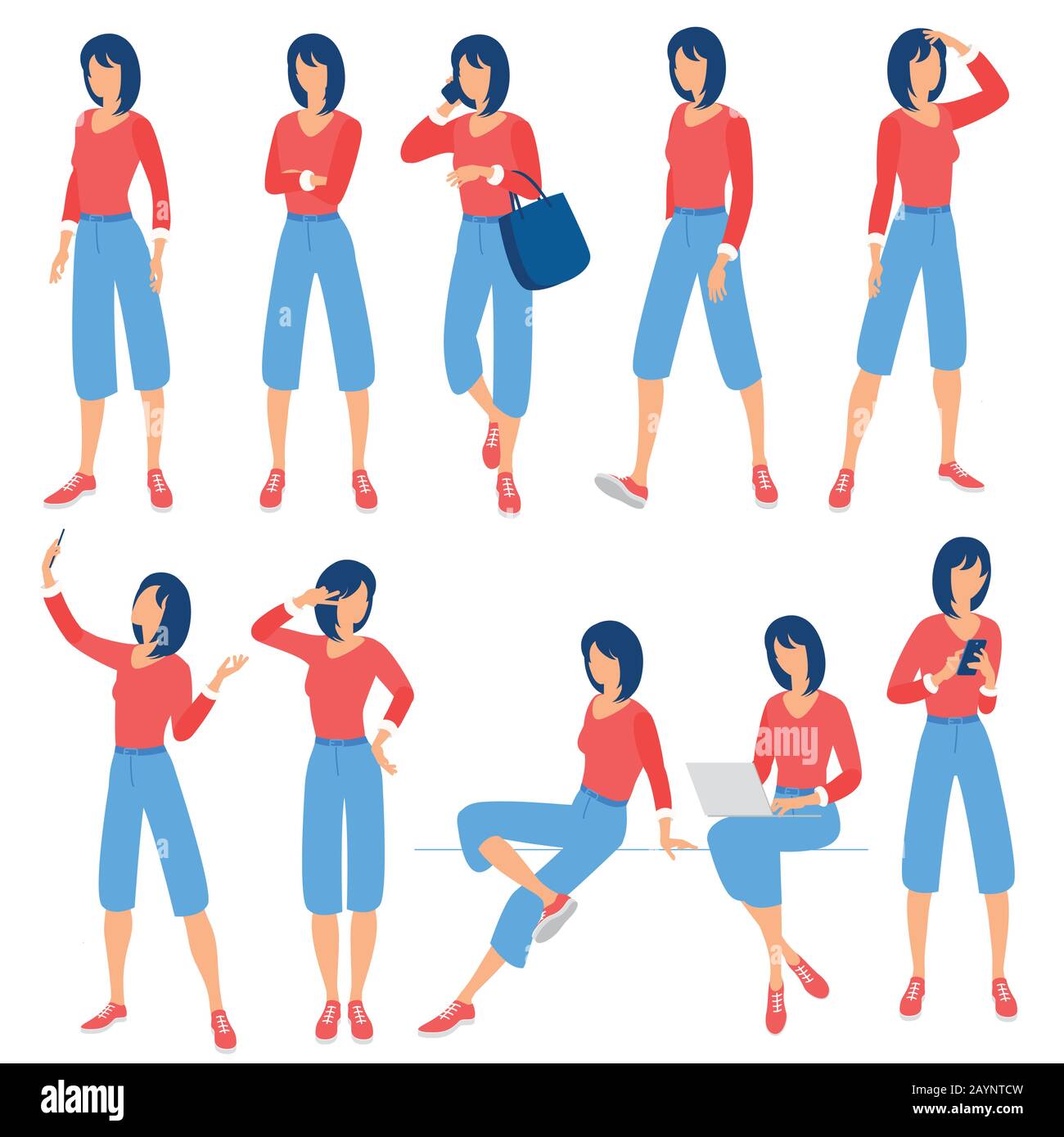 ready to animation people Stock Vector Image & Art - Alamy