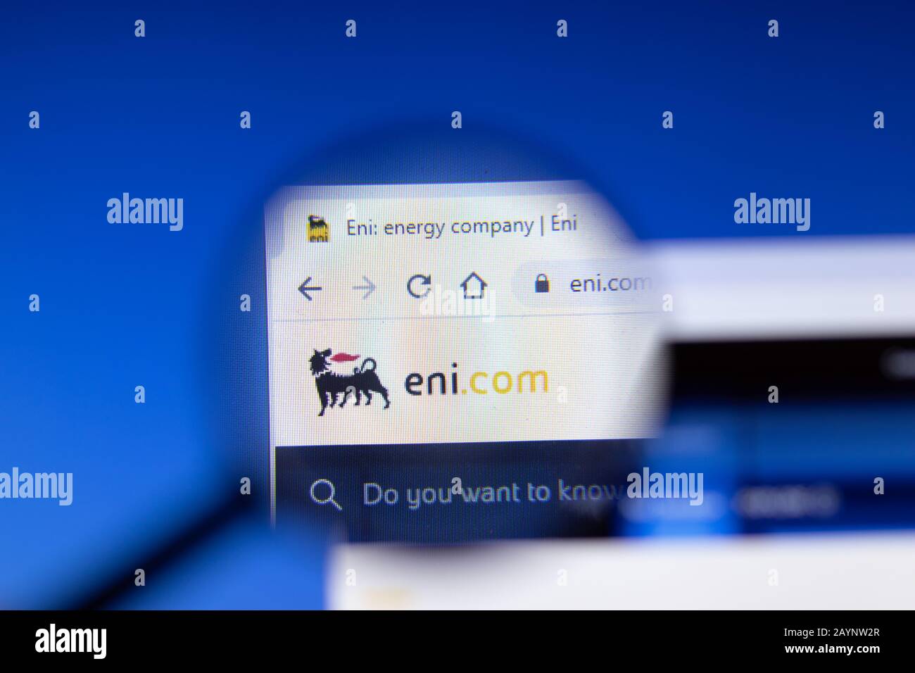 Eni logo hi-res stock photography and images - Alamy