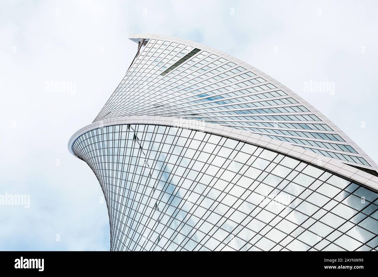 Abstract, business and financial skyscraper building background Stock ...