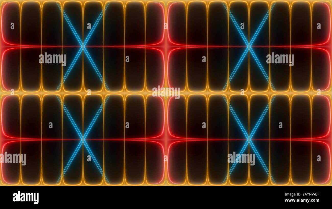 seamless abstract futuristic pattern 3d rendering illustration Stock ...