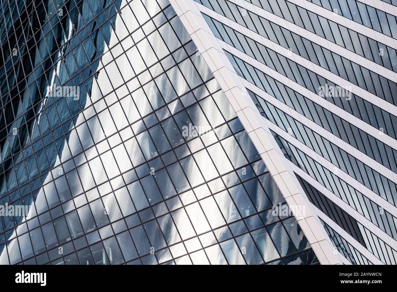 Abstract, business and financial skyscraper building background Stock ...