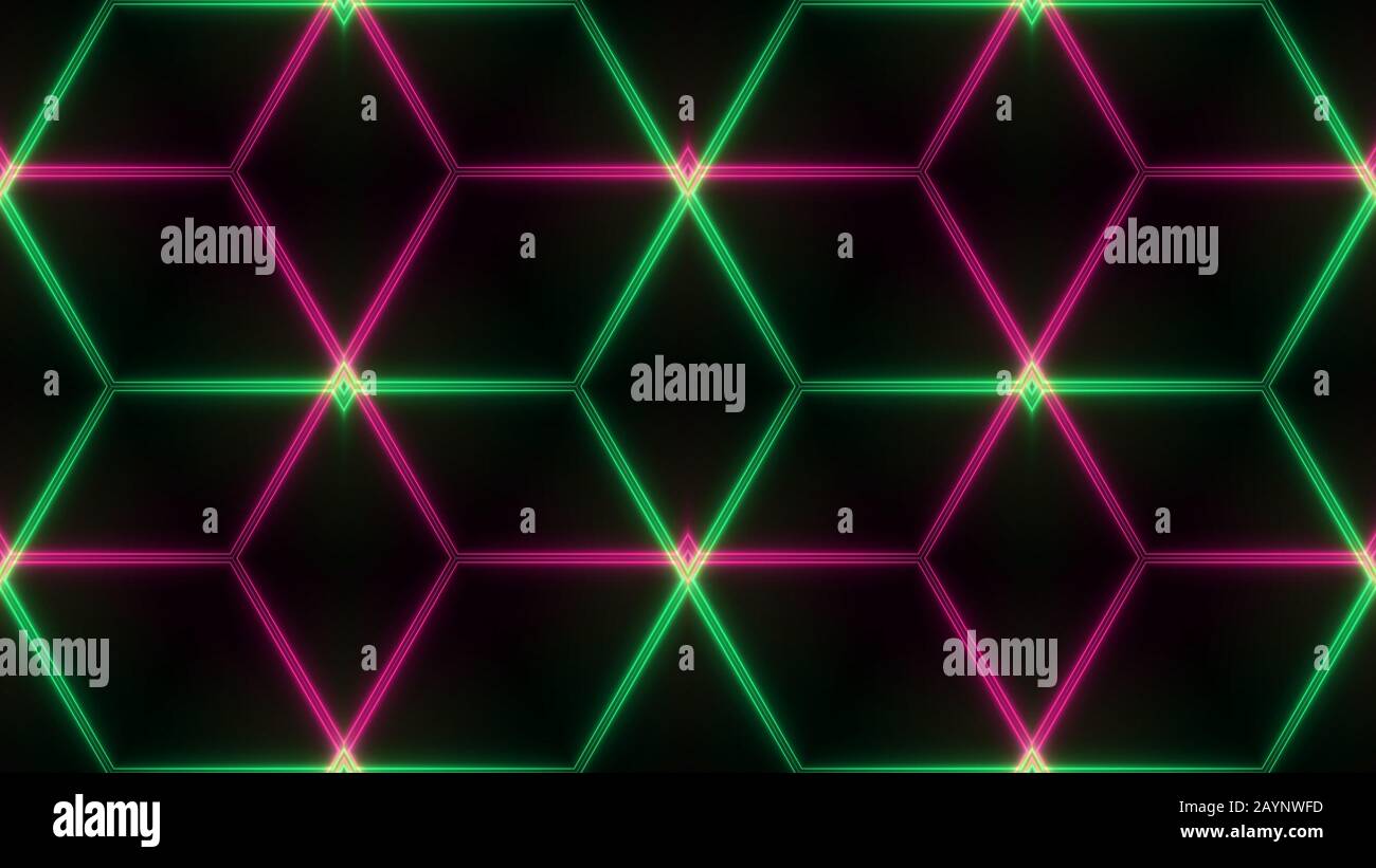 seamless abstract futuristic pattern 3d rendering illustration Stock ...