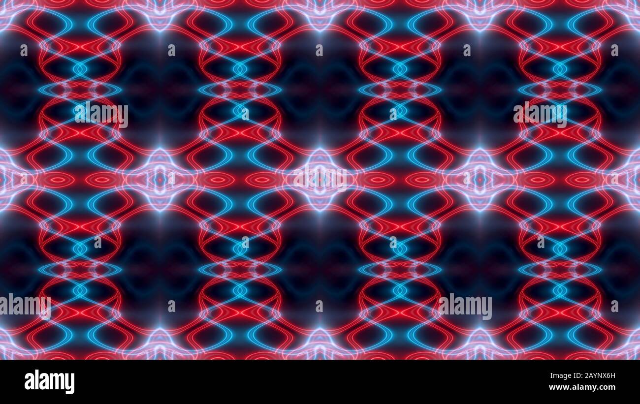 seamless abstract futuristic pattern 3d rendering illustration Stock ...