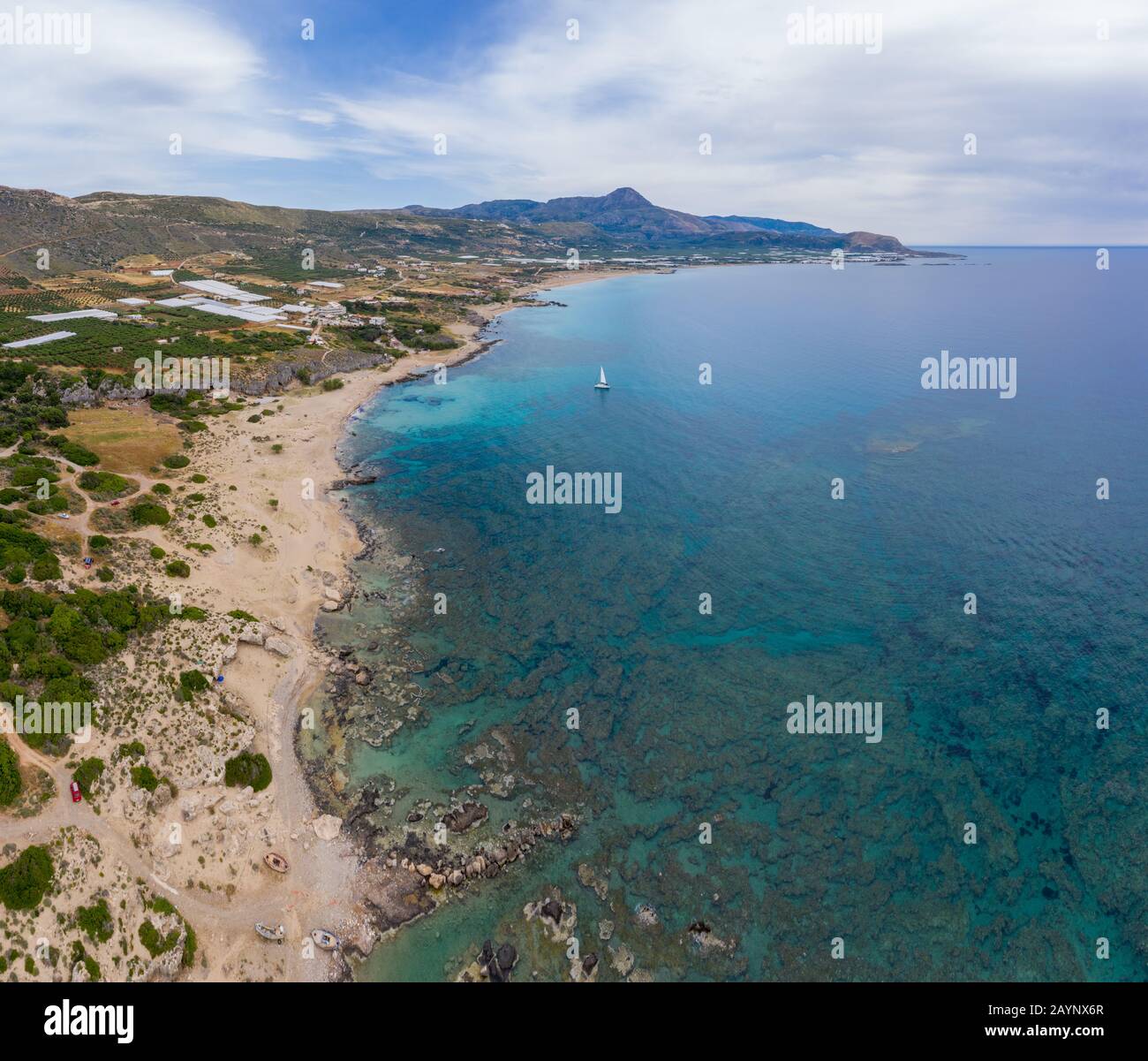 Falasarna beaches hi-res stock photography and images - Alamy