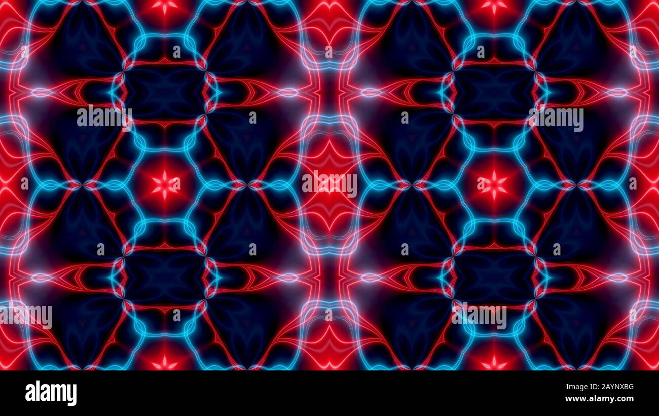 seamless abstract futuristic pattern 3d rendering illustration Stock ...