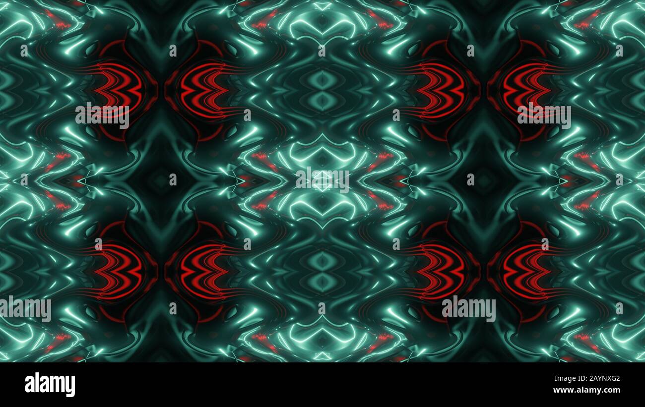 seamless abstract futuristic pattern 3d rendering illustration Stock ...