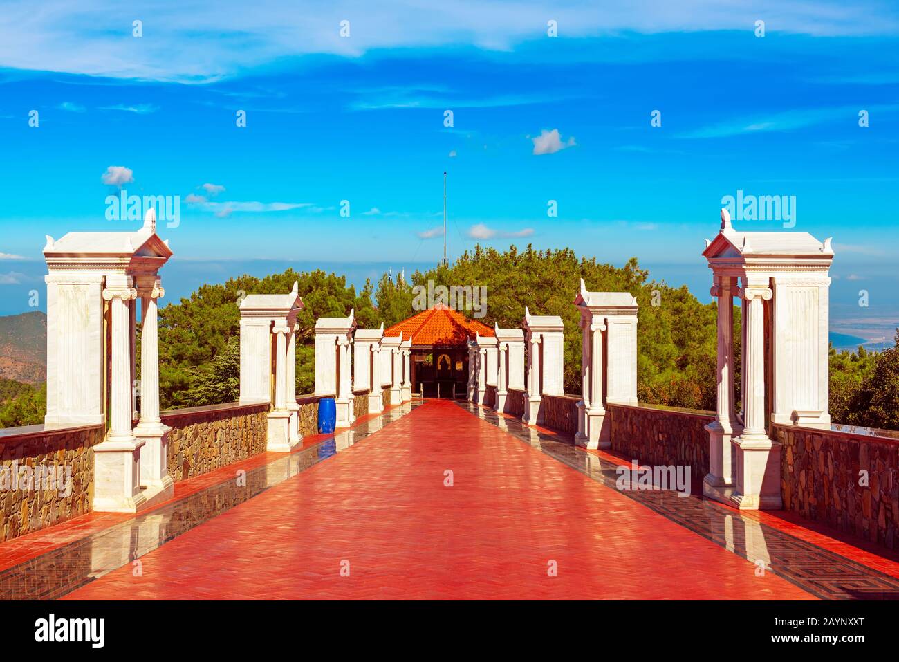 Famous orthodox monastery of Kykkos, Holy monastery of the Virgin of ...