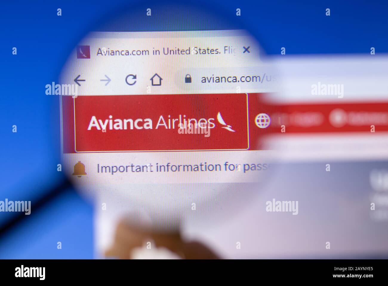 Avianca logo hi-res stock photography and images - Alamy