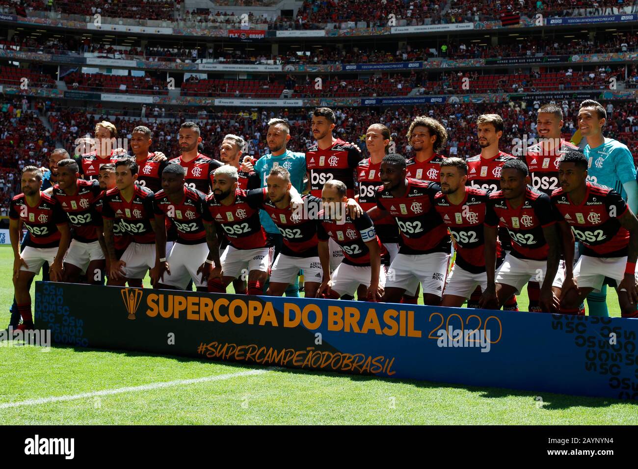 Brasilia, Brazil. 16th Feb, 2020. 2020 Brazil Super Cup, Flamengo ...